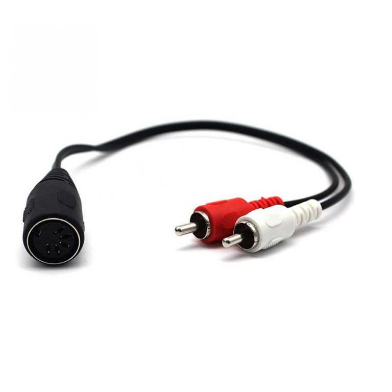2x Tulp Naar 5p Din Verloopkabel