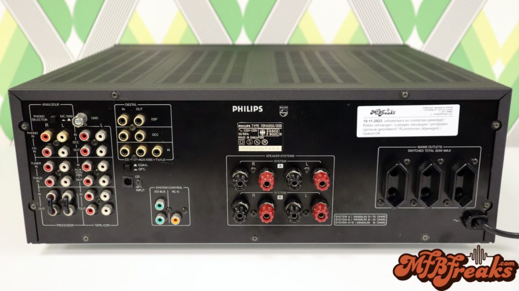 Philips FA950 geïntegreerde versterker - MFBFreaks.com